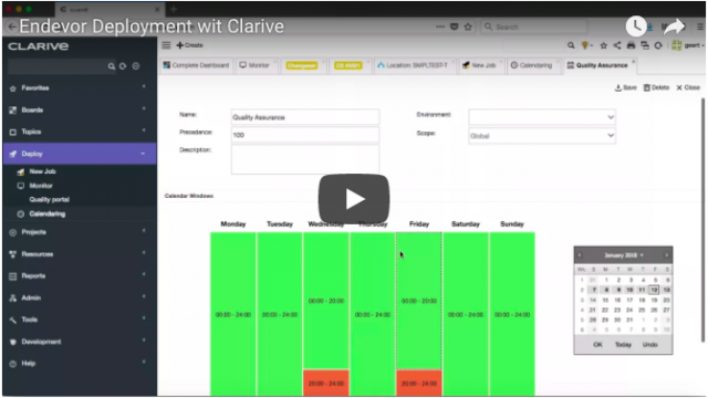 Endevor Deployment – Clarive